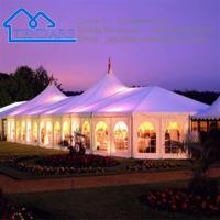 China Custom Event Marquee Tent 15m Aluminum Frame PVC Roof for Wedding Party Warehouse for sale