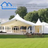 China White Marquee Wedding Party Tent 6061 Aluminum Frame 100kmh Wind Load Custom Sizes for sale