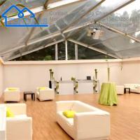 China Waterproof Fire Retardant Aluminum Transparent Marquee Tent 3-60m Width Custom for sale