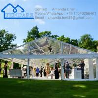 China Aluminum Alloy Clear PVC Cover Decorative Lining Marquee Party Tent 3m-50m Wide for sale