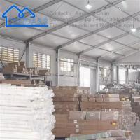 China Aluminum Frame Transparent PVC Coated Waterproof Marquee Tent 3m to 50m Span for sale