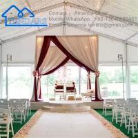 China Double Coated PVC Aluminium Frame Marquee Tent 3m to 40m Span for Events Wedding Party for sale