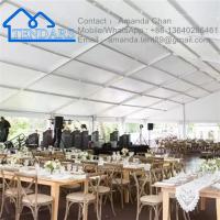 China Custom Transparent Wedding Party Tent Event Marquee 6m to 50m Width Aluminum Frame for sale