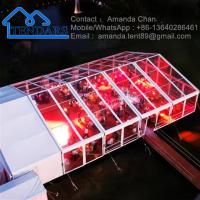 China Waterproof Fire Retardant Aluminum Transparent Marquee Tent 3-60m Width Custom for sale