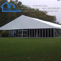 China Double Coated PVC Aluminium Frame Marquee Tent 3m to 40m Span for Events Wedding Party for sale