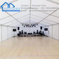 China Aluminum Frame Transparent PVC Coated Waterproof Marquee Tent 3m to 50m Span for sale