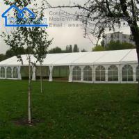 China Customized Aluminum Frame Fire Retardant Storage Warehouse Tent 6m to 60m Span for sale