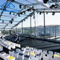 China Aluminum Alloy Clear PVC Cover Decorative Lining Marquee Party Tent 3m-50m Wide for sale