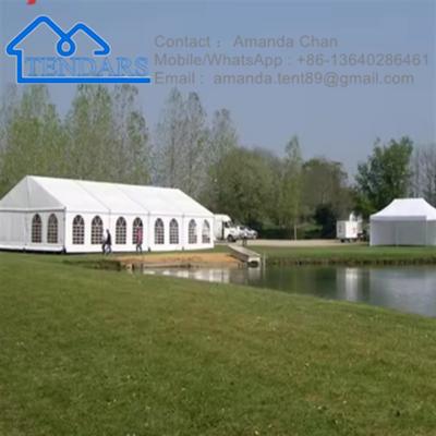 China Large Waterproof Wedding Party Marquee Tent 10m Wide Clear Span Event Shelter for sale