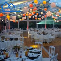 China Large Aluminum Clear Event Marquee Tent 10m Width 3m Eave Height for Parties Weddings for sale