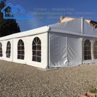 China Customized Aluminum Frame Fire Retardant Storage Warehouse Tent 6m to 60m Span for sale