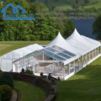 China Large Aluminum Clear Event Marquee Tent 10m Width 3m Eave Height for Parties Weddings for sale