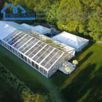 China Large Aluminum Clear Event Marquee Tent 10m Width 3m Eave Height for Parties Weddings for sale