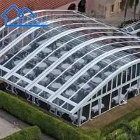 China Custom Transparent Wedding Party Tent Event Marquee 6m to 50m Width Aluminum Frame for sale
