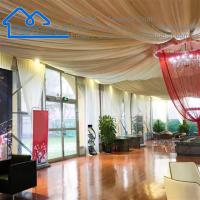 China Custom Transparent Wedding Party Tent Event Marquee 6m to 50m Width Aluminum Frame for sale