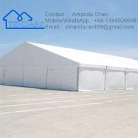 China Large Industrial Warehouse Tent 10m to 60m Span Aluminum Frame Storage Event Wedding for sale