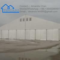 China Large Industrial Warehouse Tent 10m to 60m Span Aluminum Frame Storage Event Wedding for sale