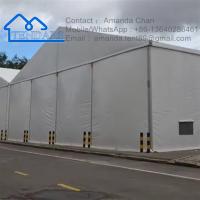 China Outdoor UV Resistance Industrial Aluminum Storage Tent 10m to 50m Width T6061 Frame for sale