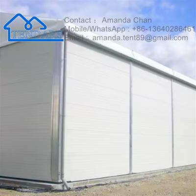 China Aluminum Warehouse Tent for Storage Waterproof Sunproof Custom Sizes 6m to 50m Width for sale