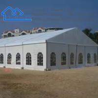 China White Custom Industrial Tent Outdoor Warehouse Marquee Storage 10x30m Aluminum Frame for sale