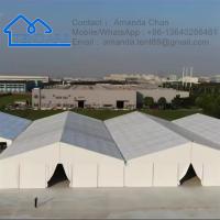 China Large Capacity Heavy Duty Aluminum Alloy Warehouse Waterproof Tent 3m to 50m Span for sale