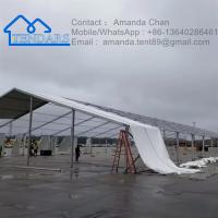 China Outdoor Custom Storage Tent Winter Aluminum Frame Waterproof Warehouse Tents 6m to 50m for sale