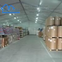 China Outdoor Waterproof Commercial Exhibition Inflatable Tent Industrial Aluminium Storage Tents 3m to 30m Span for sale