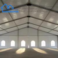 China White Custom Industrial Tent Outdoor Warehouse Marquee Storage 10x30m Aluminum Frame for sale