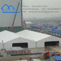 China Large Capacity Heavy Duty Aluminum Alloy Warehouse Waterproof Tent 3m to 50m Span for sale
