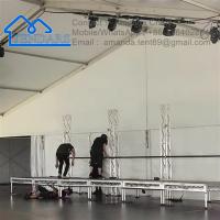 China Outdoor Waterproof Commercial Exhibition Inflatable Tent Industrial Aluminium Storage Tents 3m to 30m Span for sale