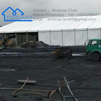 China Outdoor Waterproof Commercial Exhibition Inflatable Tent Industrial Aluminium Storage Tents 3m to 30m Span for sale