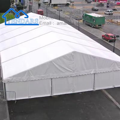 China Heavy Duty Waterproof Warehouse Storage Tent Aluminum Frame 3m to 50m Span for sale