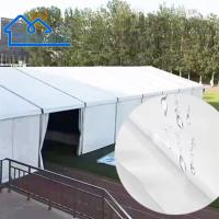 China Large Waterproof Aluminum Alloy Temporary Building Industrial Storage Tent 6m to 50m Span for sale
