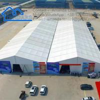 China Industrial Custom Aluminum Frame Structure Warehouse Storage Building Tent for sale
