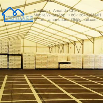 China Customized Aluminum Warehouse Tent for Storage 6m to 50m Span Width for sale