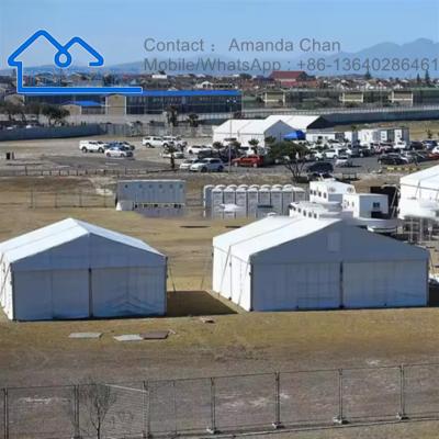 China Large Customized Aluminum Frame Pvc Industrial Warehouse Outdoor Storage Tent for sale
