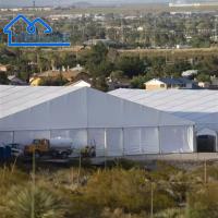 China Custom Heavy Duty Permanent Warehouse Marquee Tent 3m to 50m Clear Span Aluminum Frame for sale