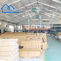 China UV Resistant Flame Retardant Aluminum PVC Warehouse Tent 20x40ft Industrial Storage for sale