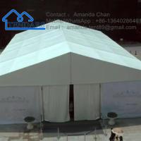 China Custom Large Aluminium Frame PVC A Shape Outdoor Storage Tent 6m to 50m Span for sale