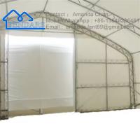 China Large Waterproof Aluminum Alloy Temporary Building Industrial Storage Tent 6m to 50m Span for sale