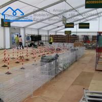 China UV Resistant Flame Retardant Aluminum PVC Warehouse Tent 20x40ft Industrial Storage for sale