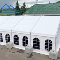 China Luxury Aluminum Event Tent 6m x 18m Outdoor Temporary Storage Marquee for sale