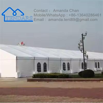 China UV Resistant Flame Retardant Aluminum PVC Warehouse Tent 20x40ft Industrial Storage for sale