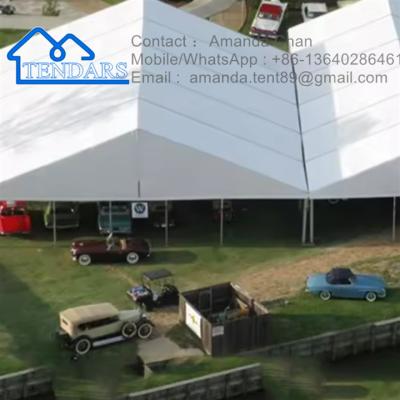 China Aluminum PVC Industrial Warehouse Storage Tent 10m-25m Span 100km/h Wind Load for sale