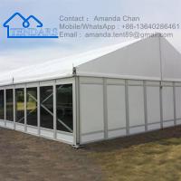China Aluminum PVC Industrial Warehouse Storage Tent 10m-25m Span 100km/h Wind Load for sale