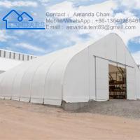 China Customized Waterproof And Fireproof Aluminum Structure Big Canopy Storage Tent For Outdoor Warehouse for sale