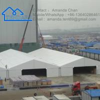 China Aluminum Outdoor Waterproof UV Resistant Flame Retardant Warehouse Tent 6m to 50m Span for sale