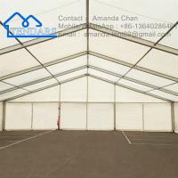 China Aluminum Outdoor Waterproof UV Resistant Flame Retardant Warehouse Tent 6m to 50m Span for sale