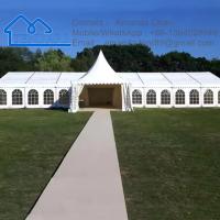 China Luxury Aluminum Event Tent 6m x 18m Outdoor Temporary Storage Marquee for sale