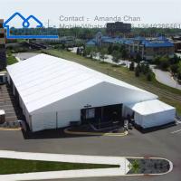 China White Aluminum Warehouse Tent Storage Buildings Insulated Tent 3m to 50m Span for sale
